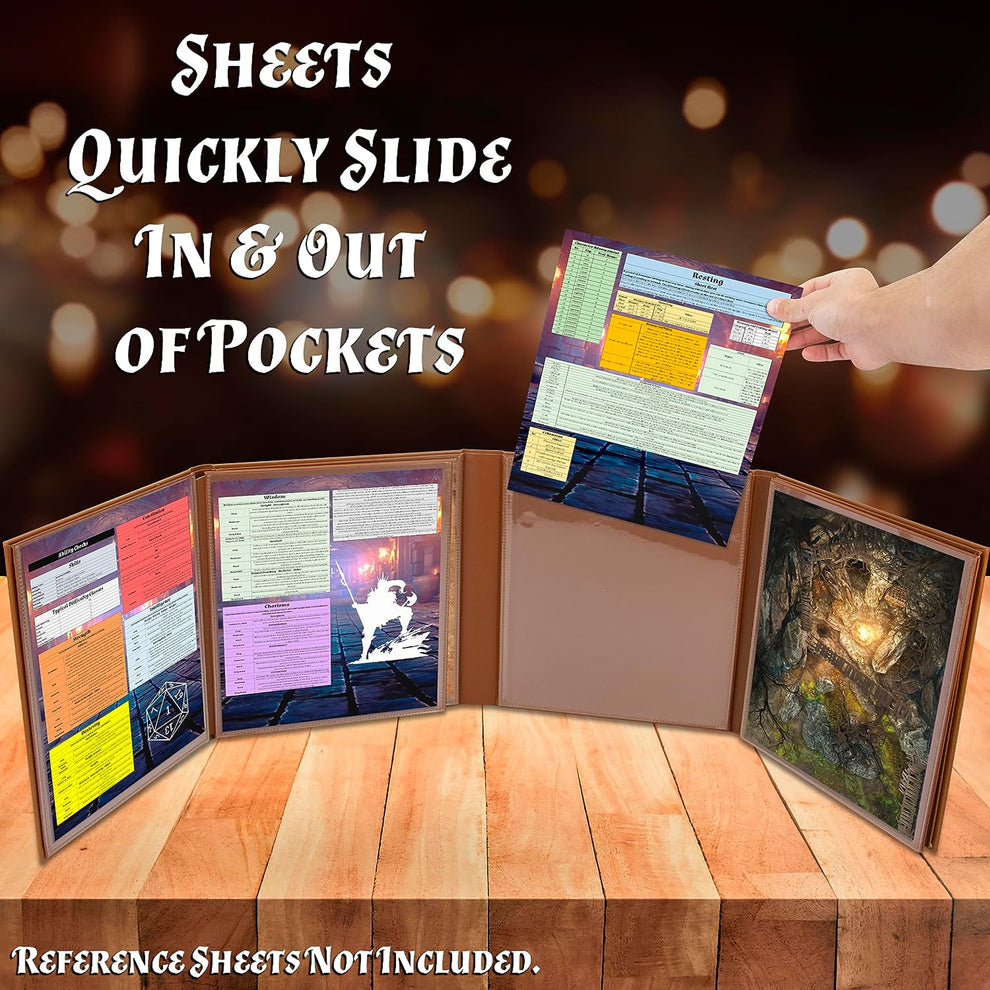 8-Panel DM Screen | Deluxe RPG Master Screen | CASEMATIX – CASEMATIX Cases