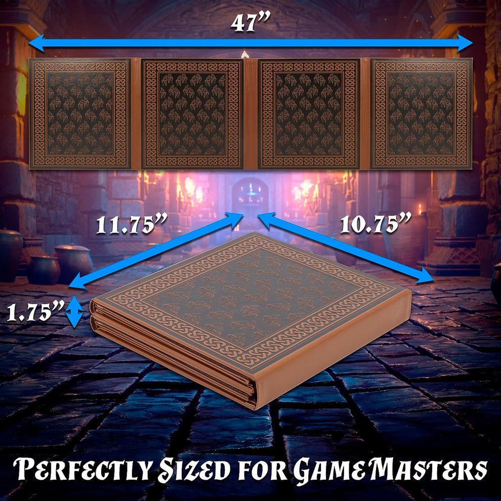 8-Panel DM Screen | Deluxe RPG Master Screen | CASEMATIX – CASEMATIX Cases