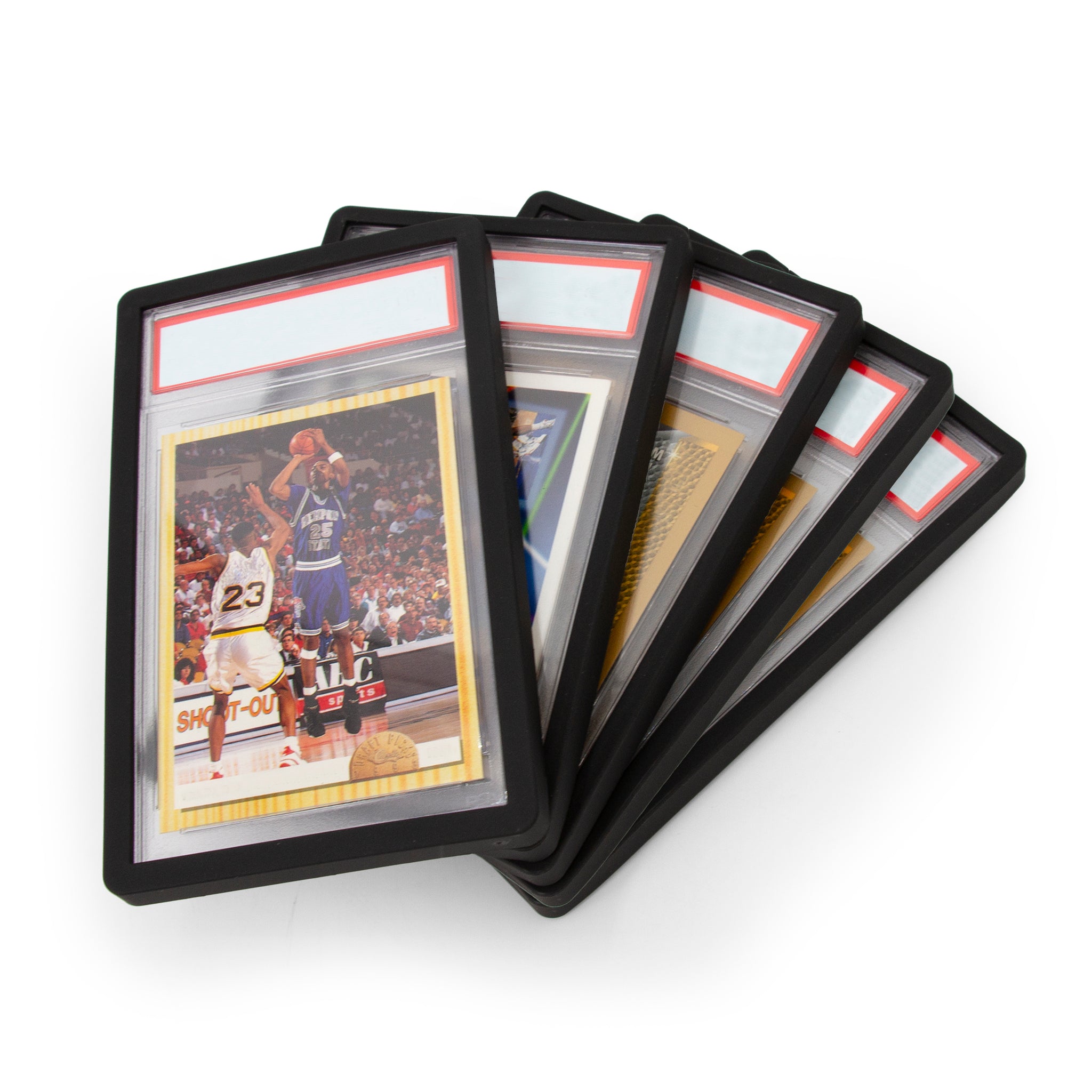 Card Slab 5-Pack Graded Bumpers - Green Graded Guard Bumpers Graded ...