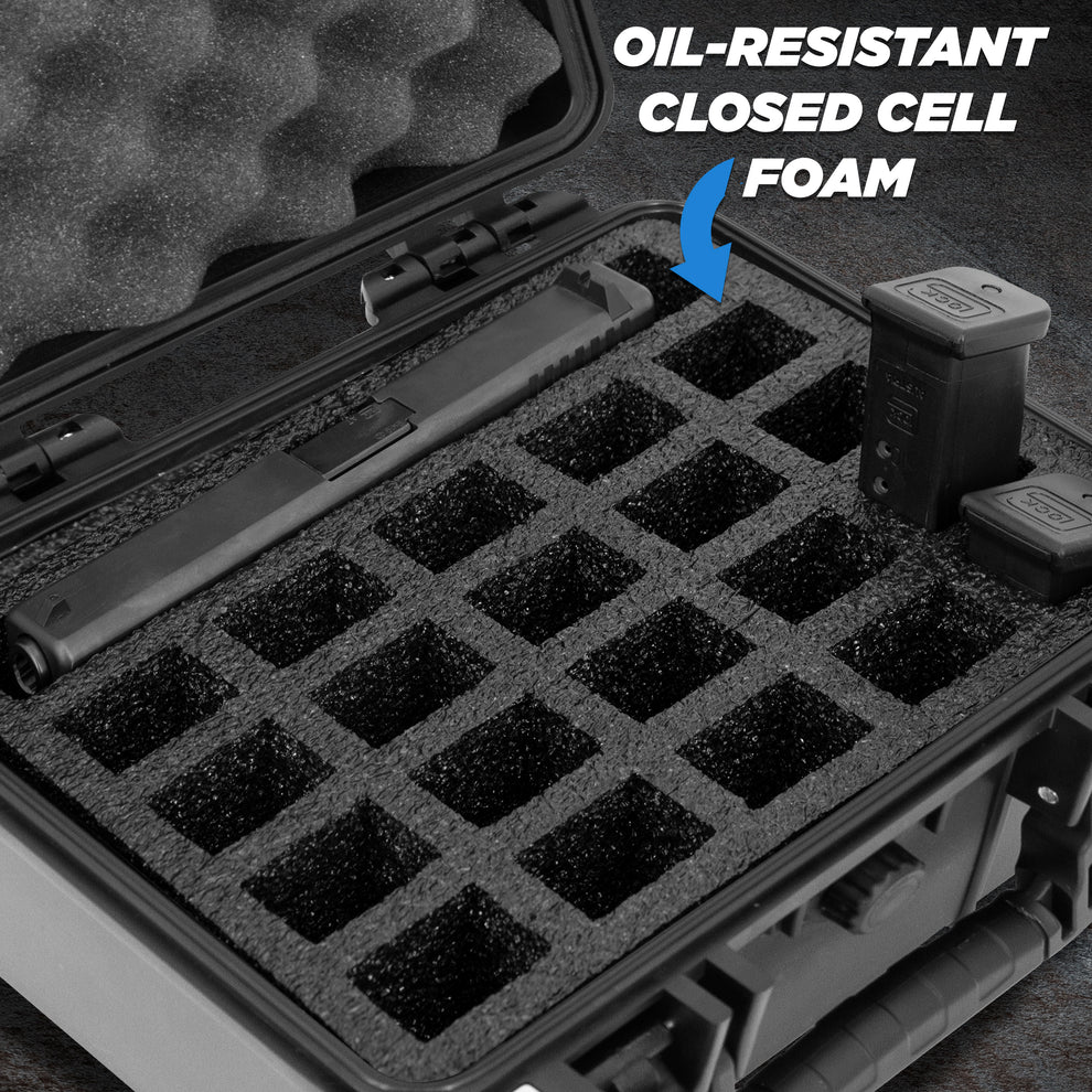 Pistol Magazine Case | 25 Mag or 20+1 Gun | Waterproof Storage ...