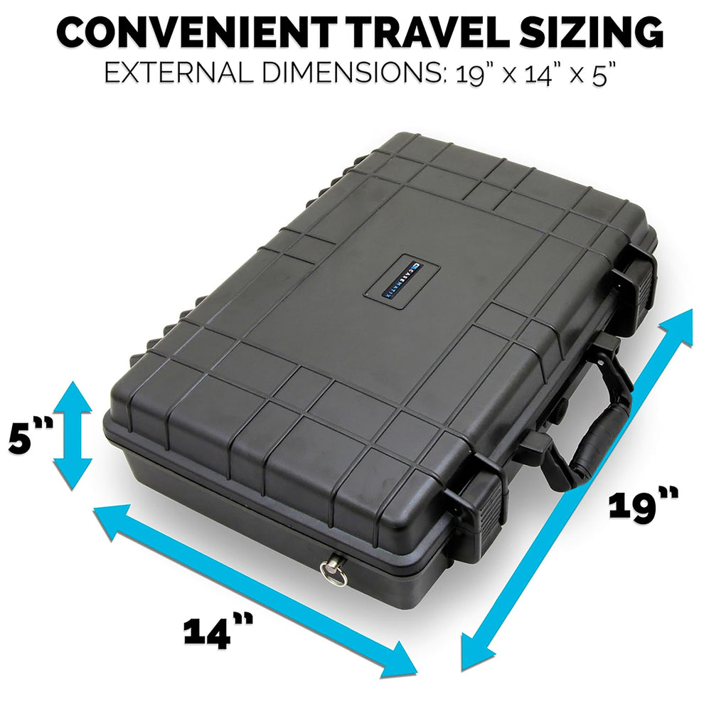 Portable Monitor Case for 15.6" to 17" Gaming Monitors or Laptop Porta ...