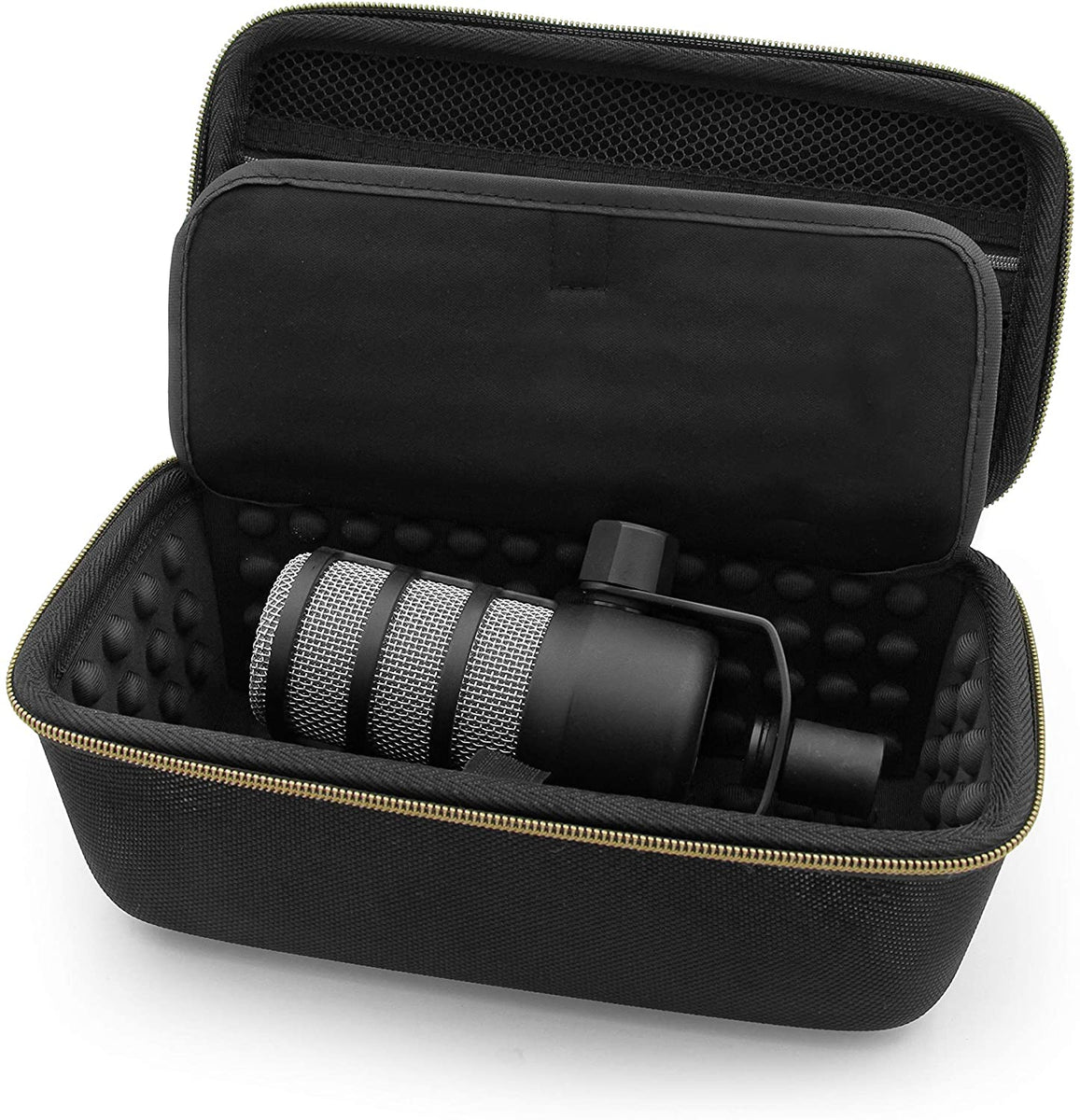 CASEMATIX Travel Case Compatible with Rode PodMic Dynamic Microphone ...