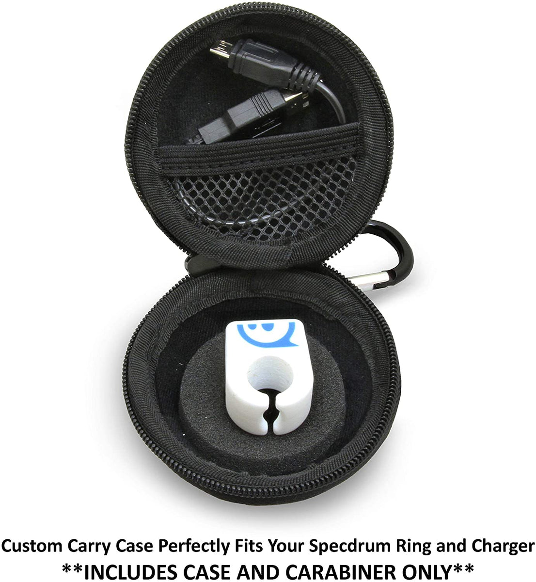 CASEMATIX Blue Carry Case for Sphero Specdrum Music Rings and App ...