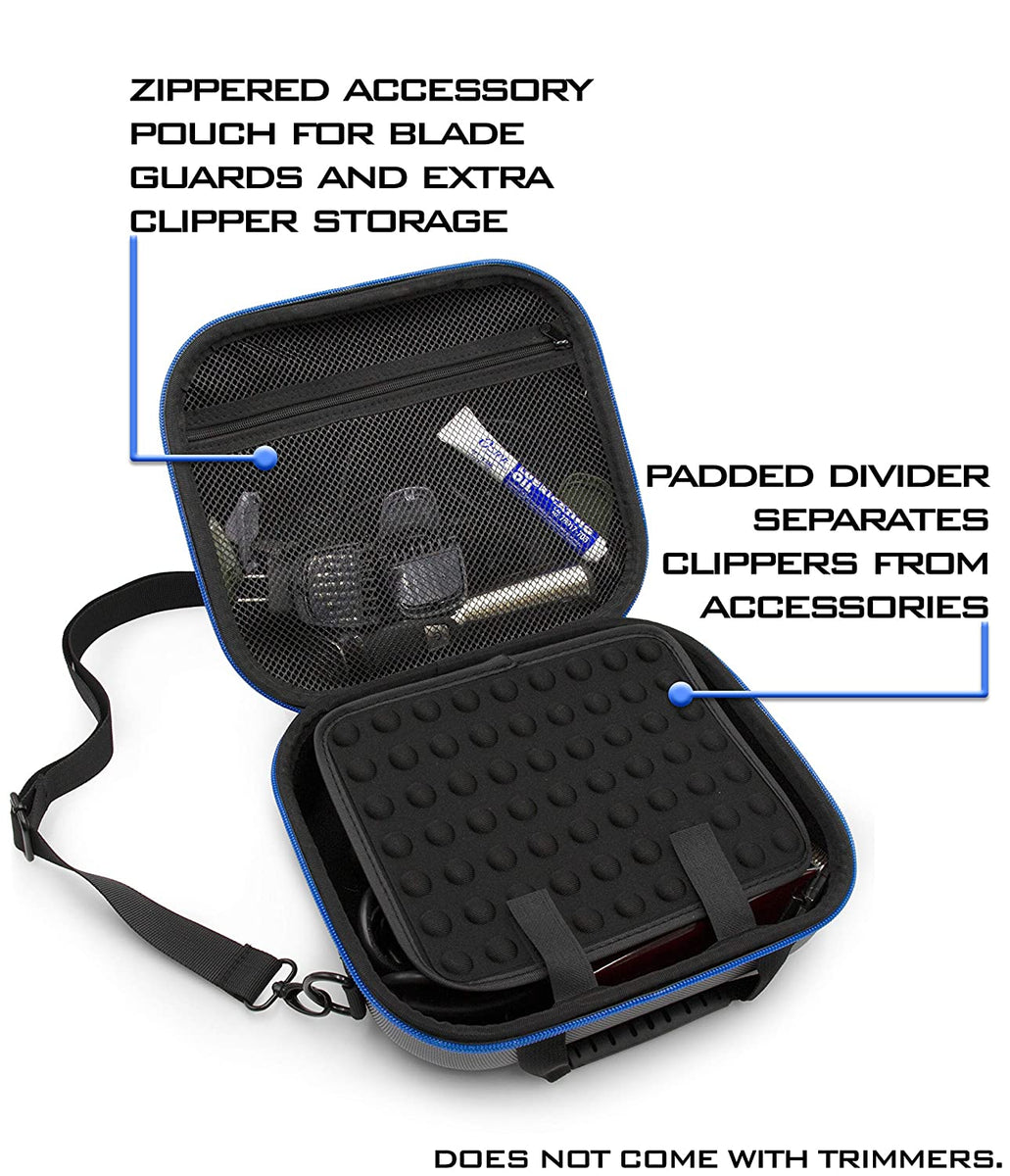 CASEMATIX Hair Clipper Barber Case fits Clippers, Hair Buzzers ...