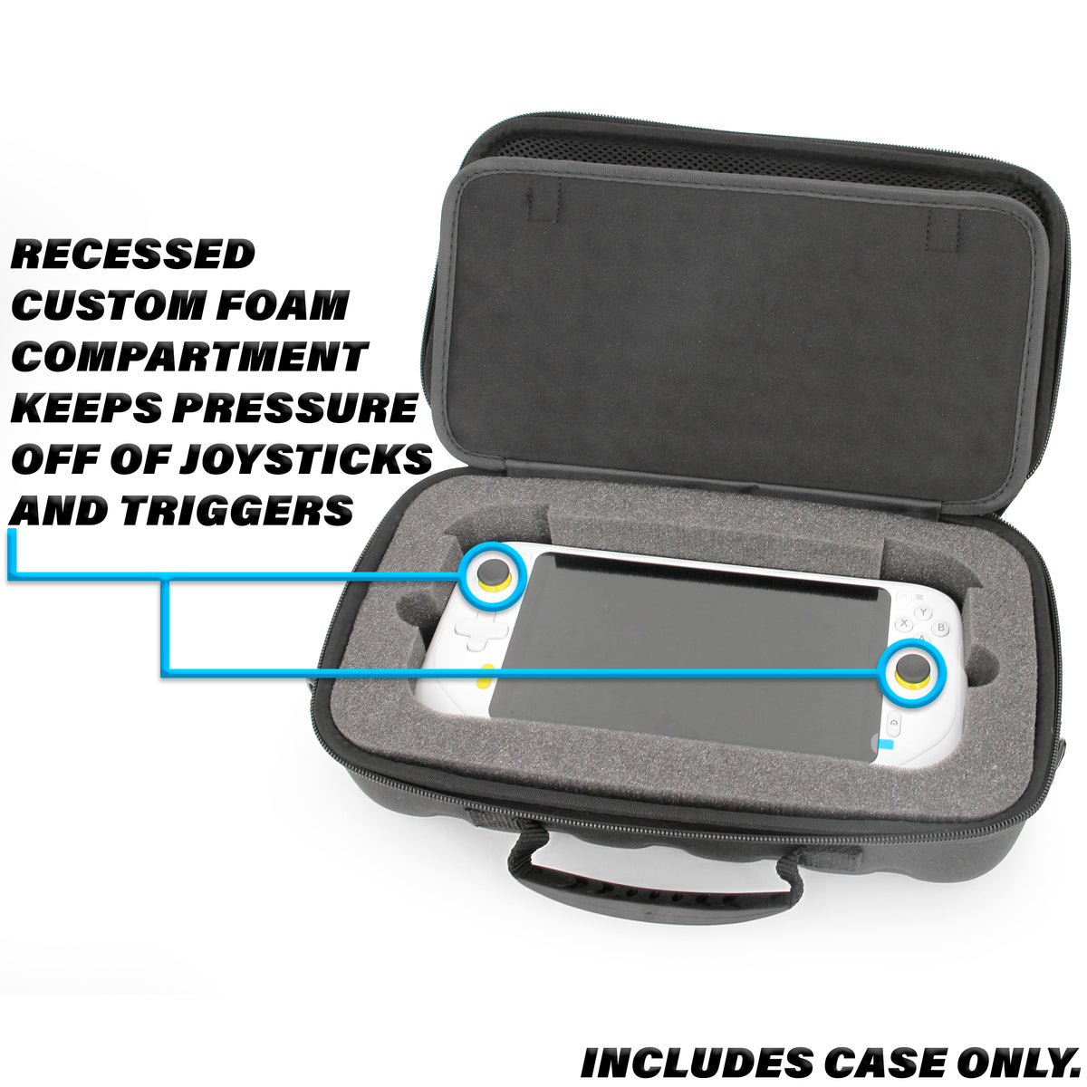 CASEMATIX Travel Case Compatible with Logitech G Cloud Gaming Handheld ...
