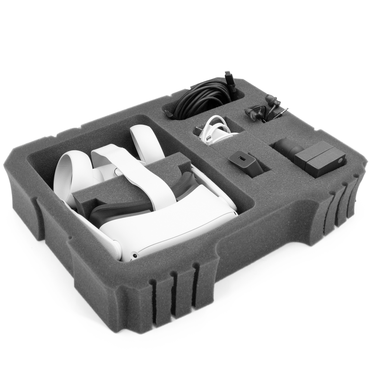 Customized Meta Quest 3 Foam Compatible with TAC17 - 16" CASEMATIX Hard ...